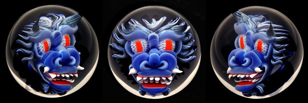 Kobuki Marble Drop – Boro Brothers Glass Gallery